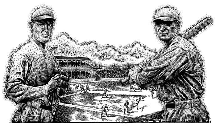 Old Time Baseball – Cliff Knecht Artist Representative